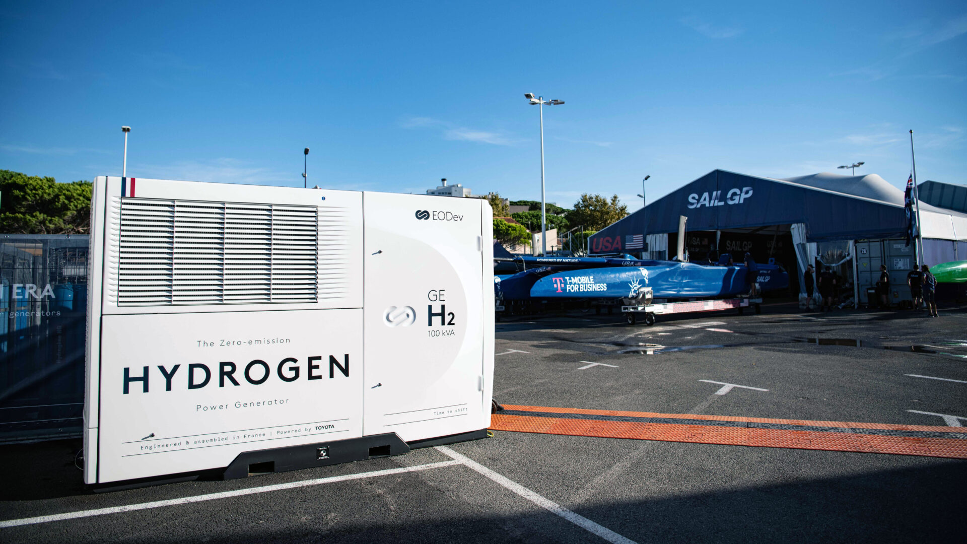EODev Uses Hydrogen Fuel Cells to Power Major Nautical Events